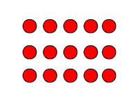Note that there are 15 dots in the figure.